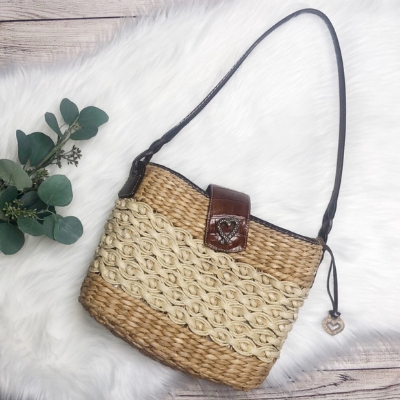 Brighton | Bags | Vintage Brighton Straw Wicker Purse | Poshmark